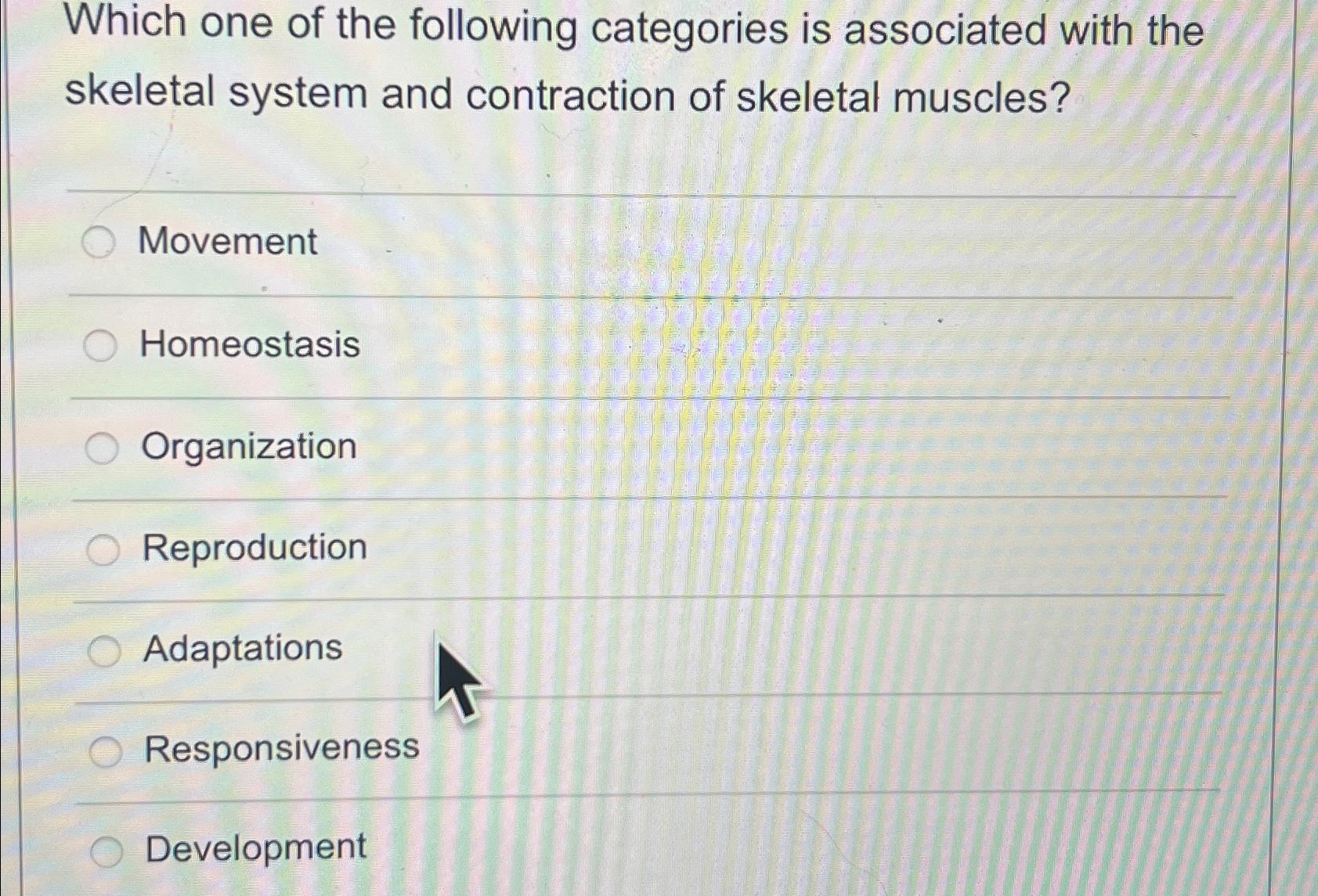 Solved Which one of the following categories is associated | Chegg.com