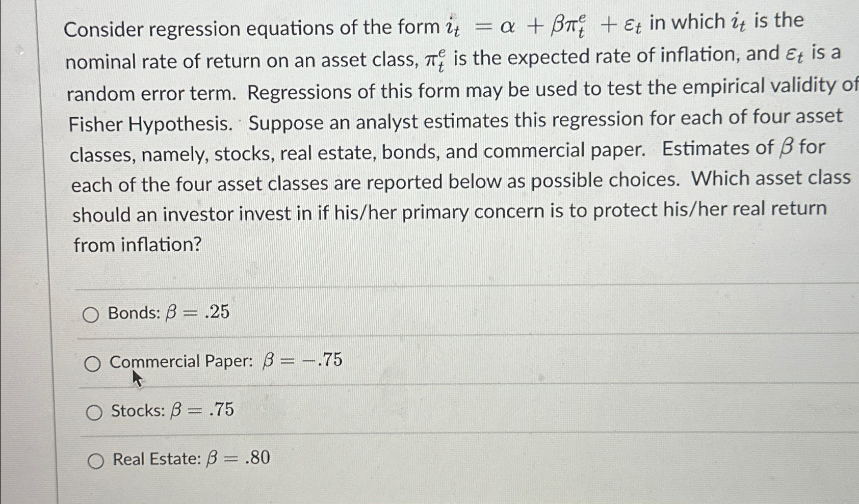 Solved Consider regression equations of the form | Chegg.com