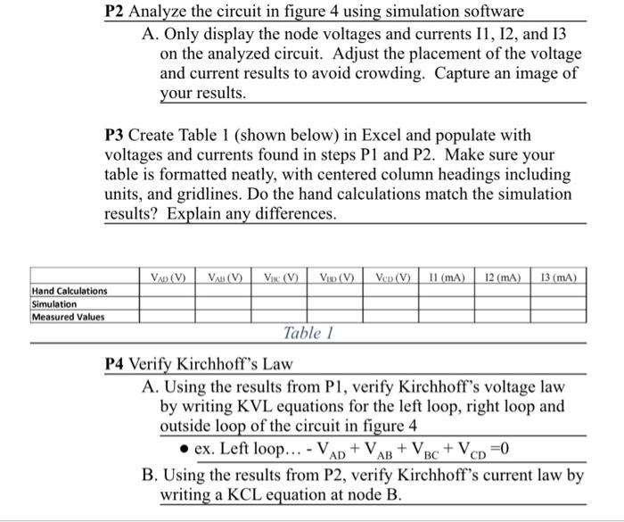 Solved Figure 4 1 Analyze the circuit in figure 4 by hand as | Chegg.com