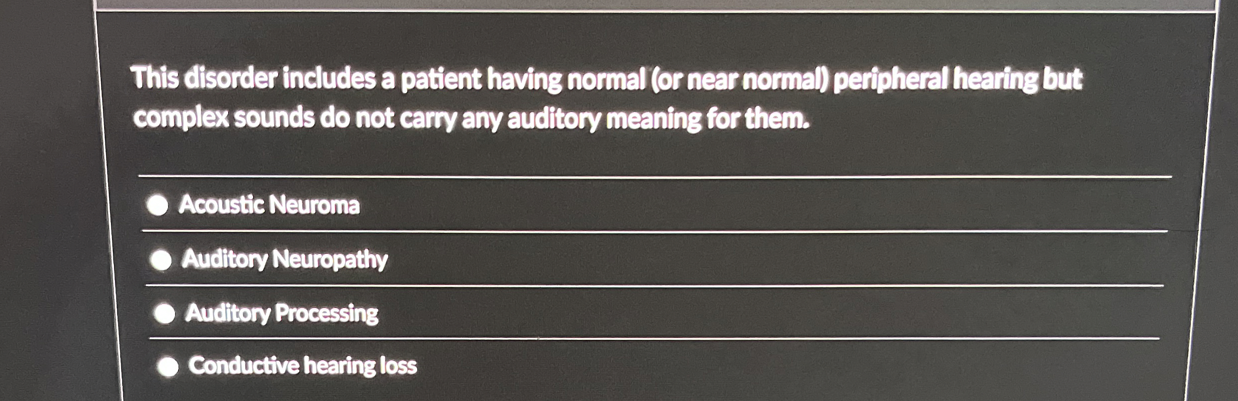 Solved This disorder includes a patient having normal (or | Chegg.com