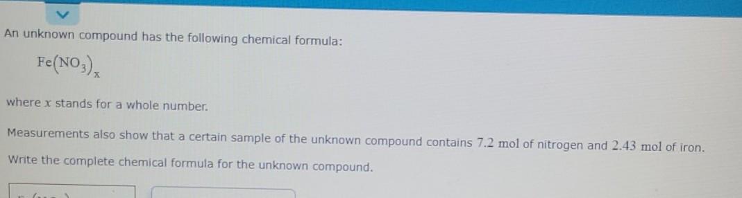 Solved An unknown compound has the following chemical | Chegg.com