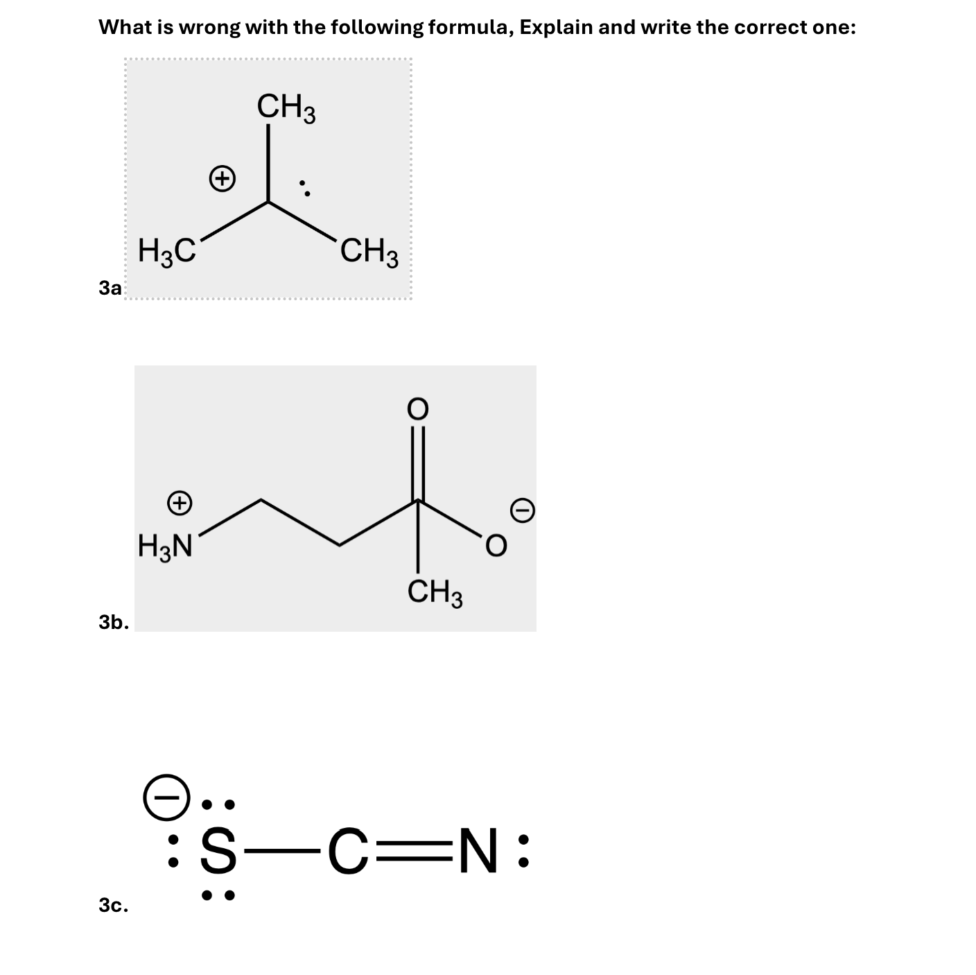 Solved What is wrong with the following formulas; explain | Chegg.com