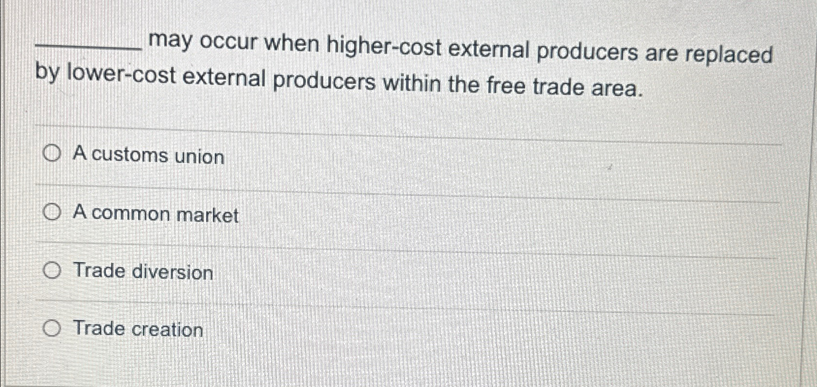 Solved may occur when higher-cost external producers are | Chegg.com