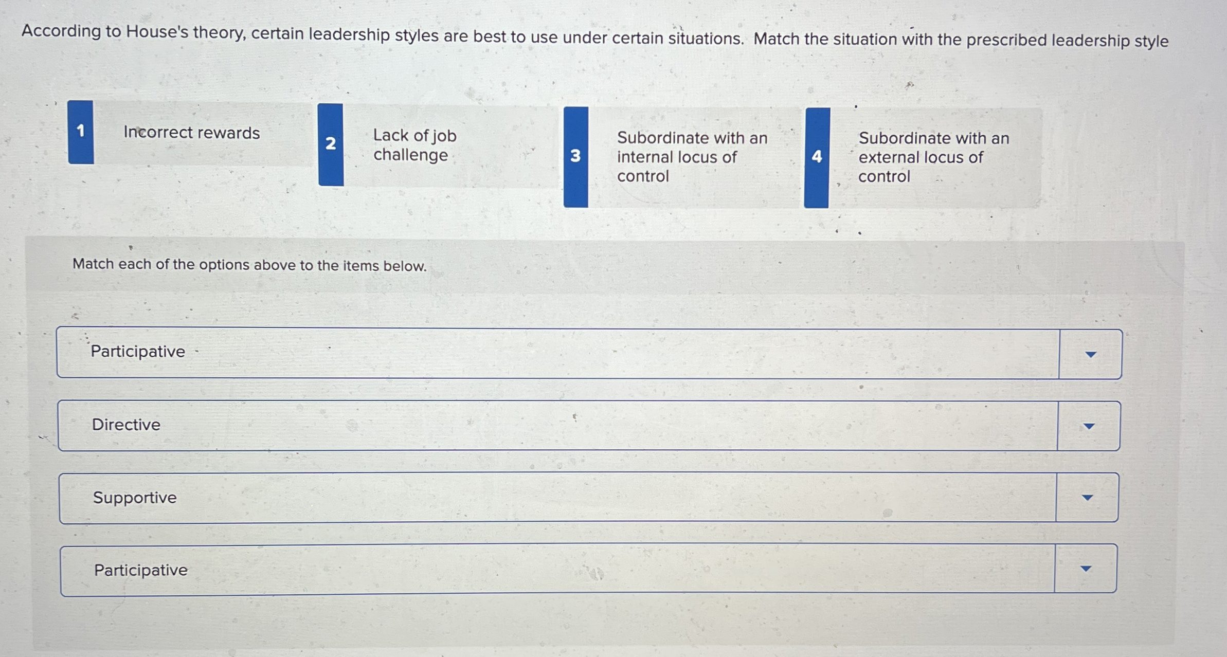 Solved According to House's theory, certain leadership | Chegg.com