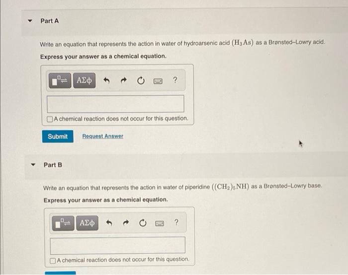 Solved Part A Write an equation that represents the action | Chegg.com