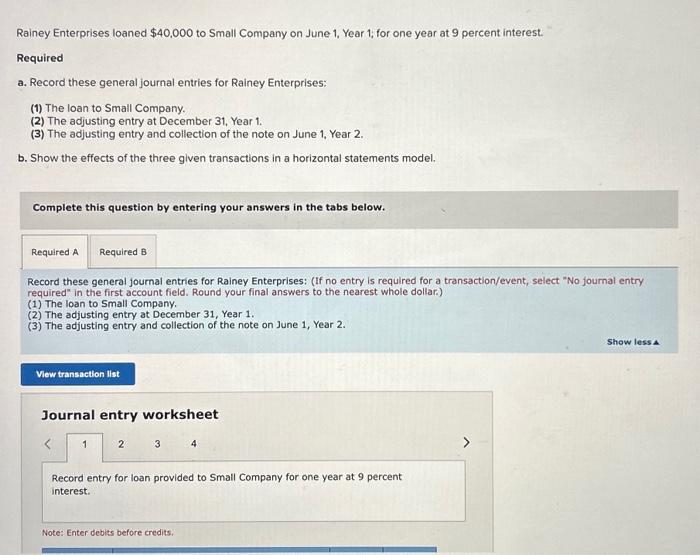 Solved Journal entry worksheet Record entry for collection | Chegg.com