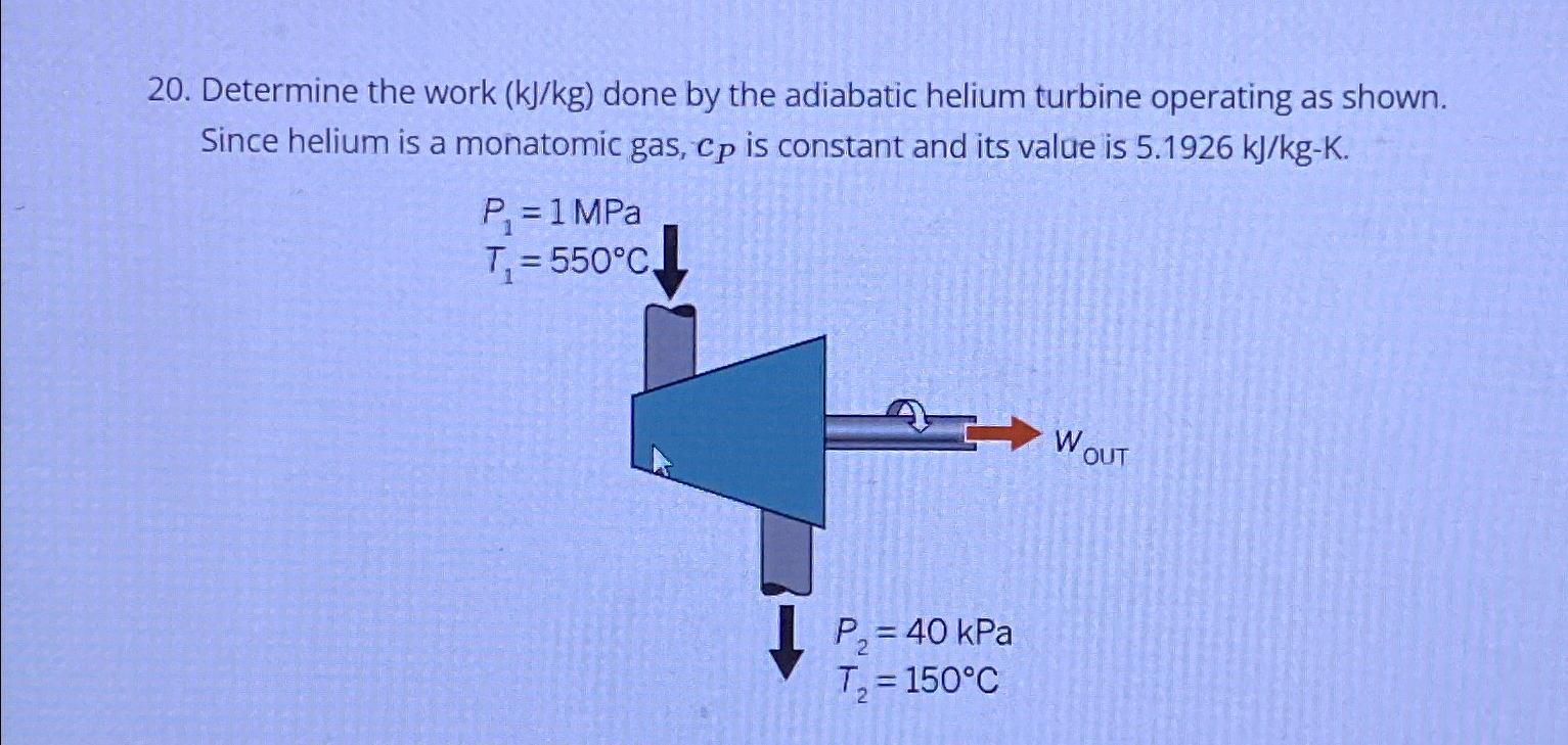 Solved Determine the work ) ﻿done by the adiabatic helium | Chegg.com
