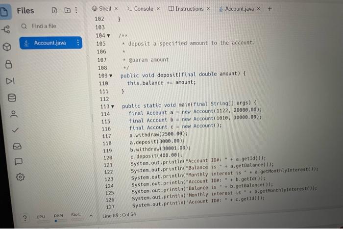 Solved in java .i have to solve this on repl.it but i dont | Chegg.com
