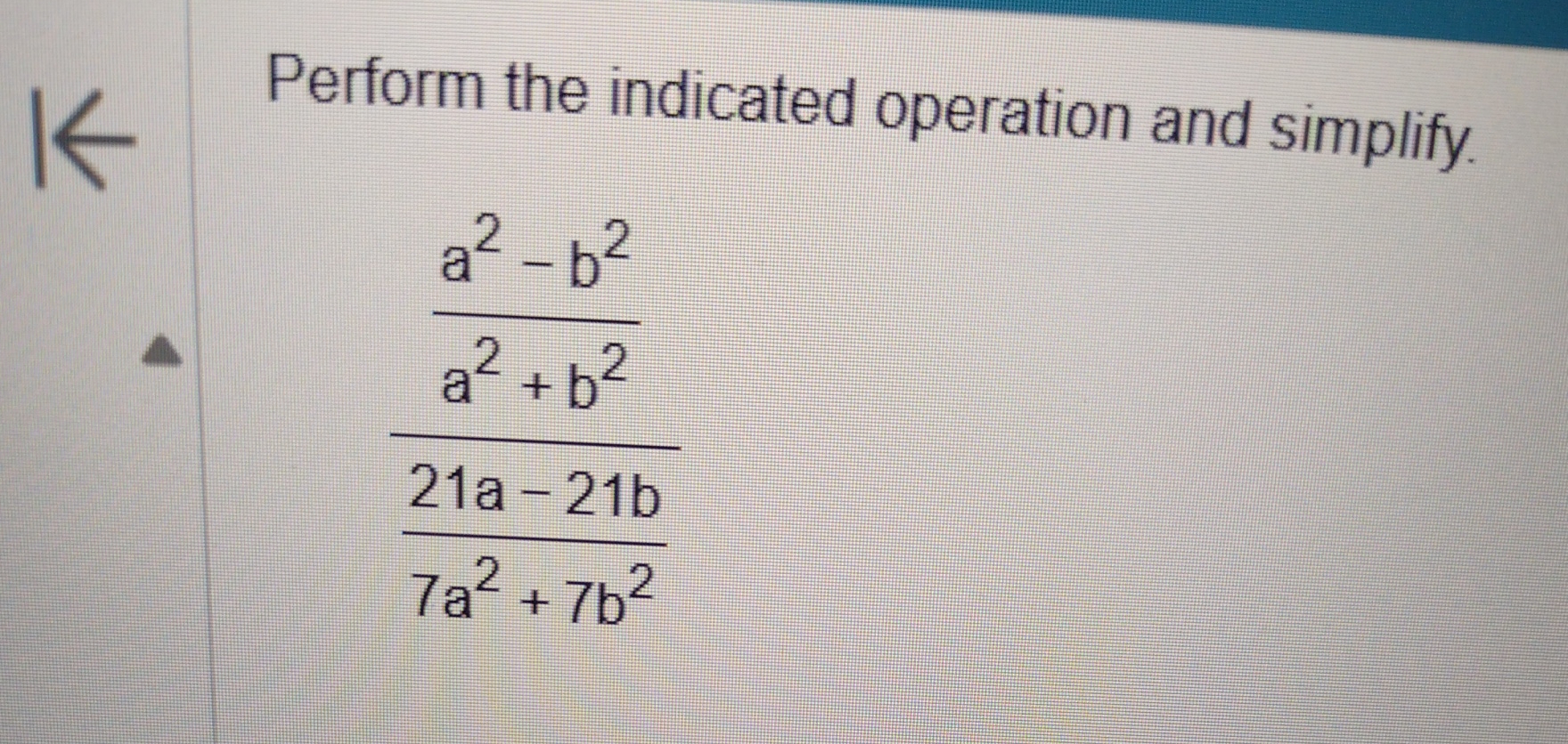 Solved Perform the indicated operation and | Chegg.com