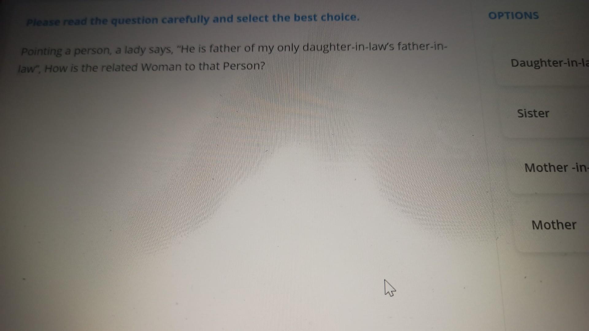 Solved Please read the question carefully and select the | Chegg.com
