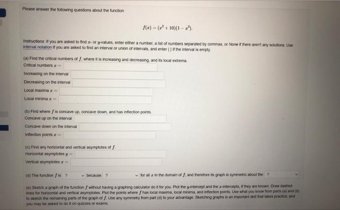 Solved Plonse answer the following questions about the | Chegg.com