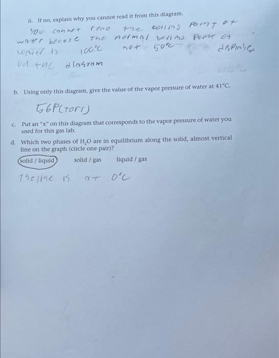 Phase Diagram Of H2o In Figure 10.28 In The Textbook Solved: