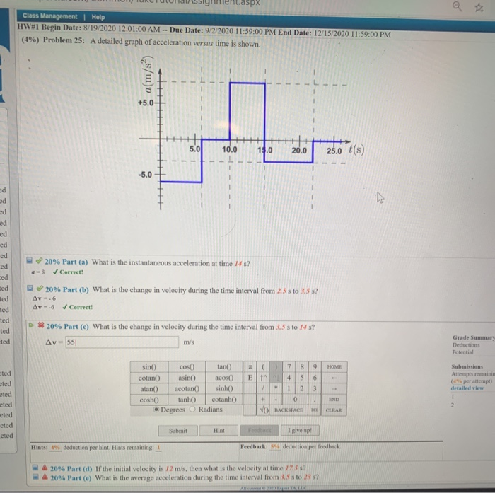 Solved ent.aspx Class Management | Help HW#1 Begin Date: | Chegg.com