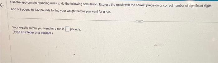 Solved Use the appropriate rounding rules to do the | Chegg.com