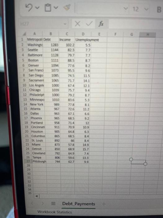 [Solved]: fx The accompanying data file shows the average