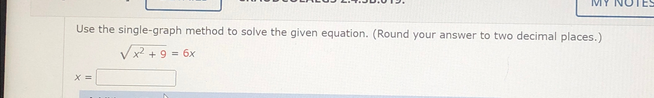 Solved Use the single-graph method to solve the given | Chegg.com