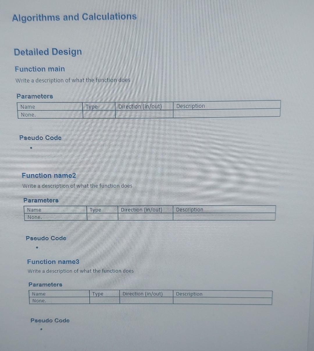 Student Name Date CMPR 120/ Section H Project Design | Chegg.com