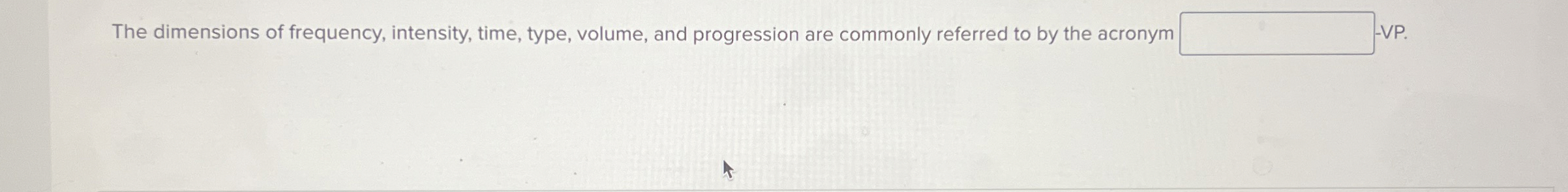 Solved The dimensions of frequency, intensity, time, type, | Chegg.com