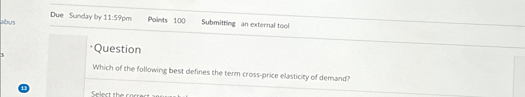 Solved Due Sunday by 11:59pm, ﻿Points 100 ﻿Submitting an | Chegg.com