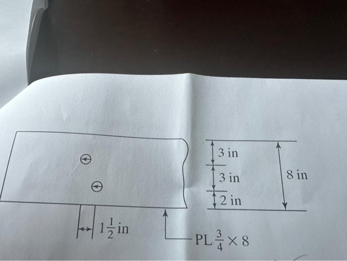 Solved 4) Determine the gross and net areas of the sections | Chegg.com