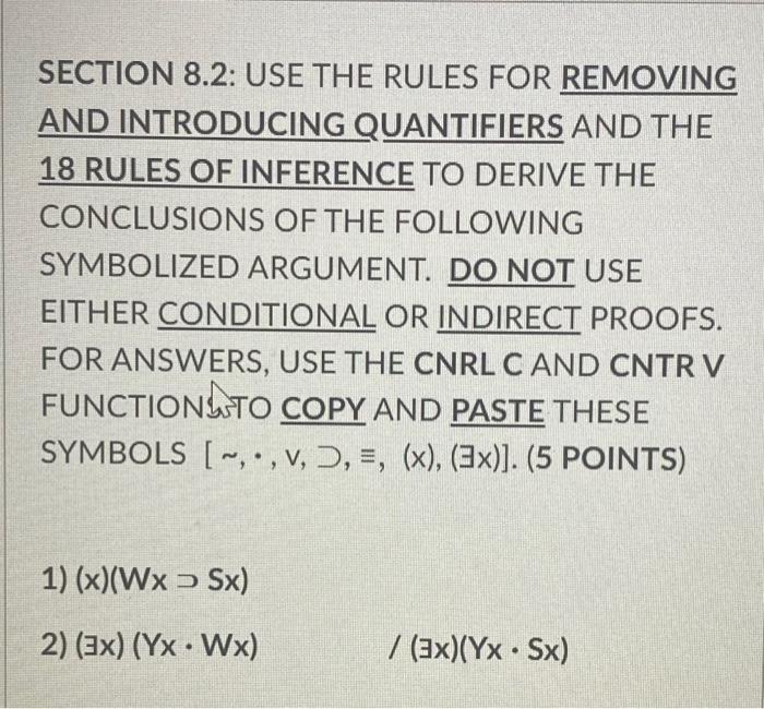 Solved SECTION 8.2: USE THE RULES FOR REMOVING AND | Chegg.com