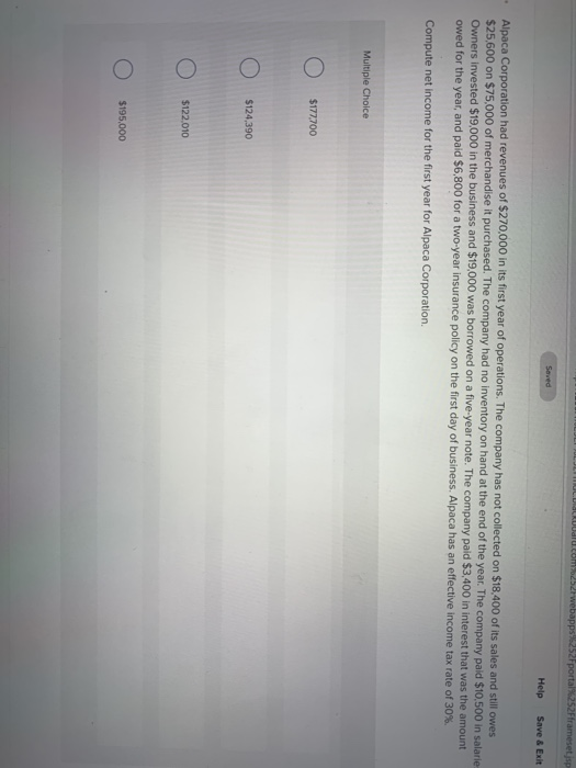 Solved u.com/6252-webapps 252Fportal%252Fframesets Saved | Chegg.com