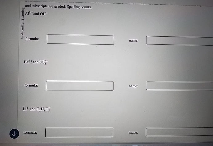 Solved and subscripts are graded. Spelling | Chegg.com