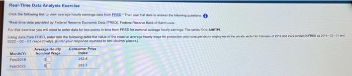 Solved Real-Time Data Analysis Exercise Click the following | Chegg.com
