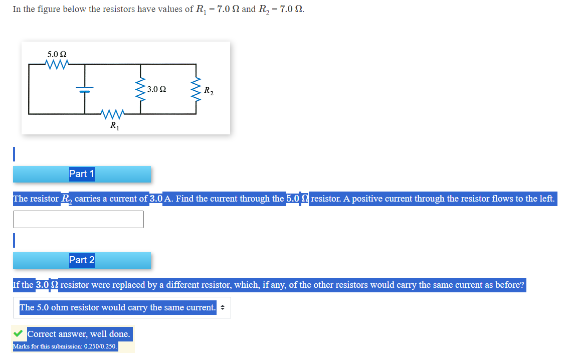 Solved In the figure below the resistors have values of | Chegg.com