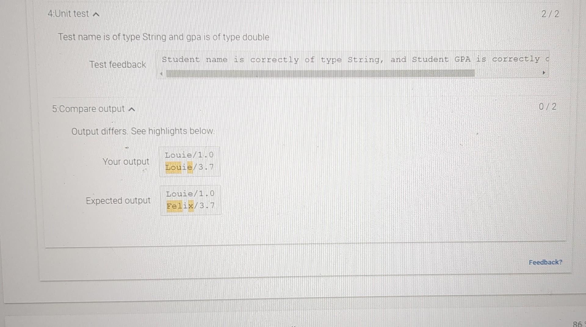 Solved Student.java Load defaultStudent.java Run your | Chegg.com
