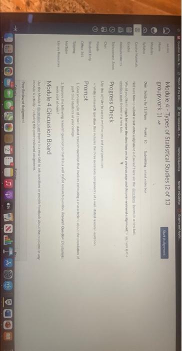 Not sure how to submit a text-entry assignment in | Chegg.com