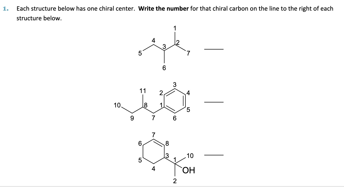 Solved Please explain thoroughly! Thank you!!Each structure | Chegg.com