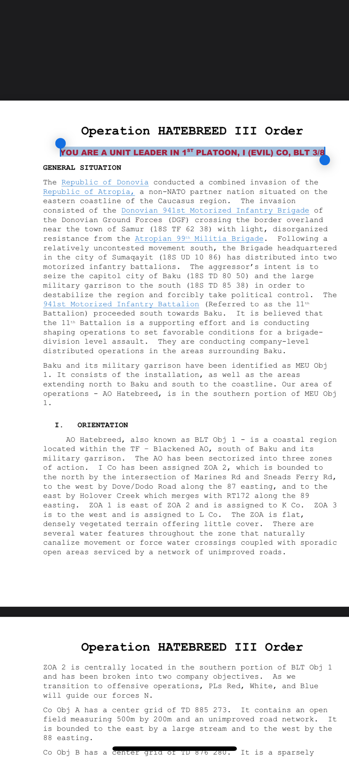 Solved i need to write a Marine Corps order for IULC | Chegg.com