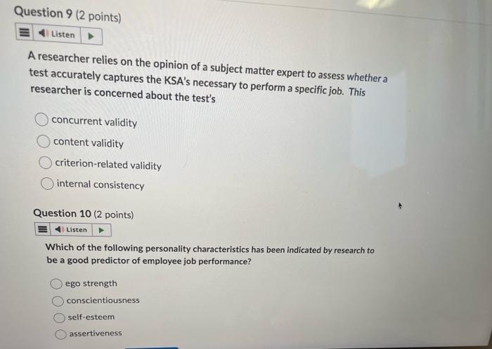 Solved The "coefficient of stability" in test-retest | Chegg.com