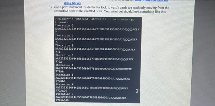 Part 1: Set up the Deck and Deal the Cards In Week 3 | Chegg.com