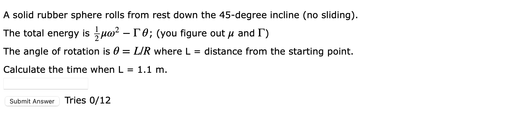 A solid rubber sphere rolls from rest down the | Chegg.com
