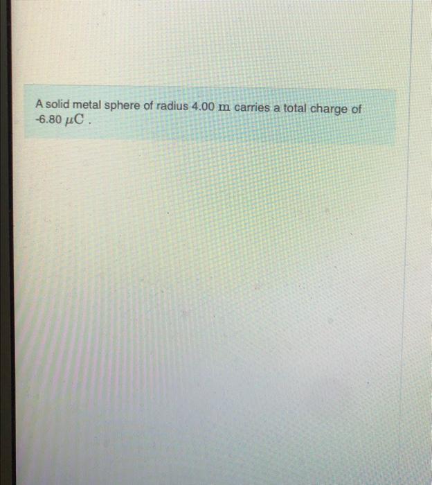 Solved What is the magnitude of the electrie field at a | Chegg.com