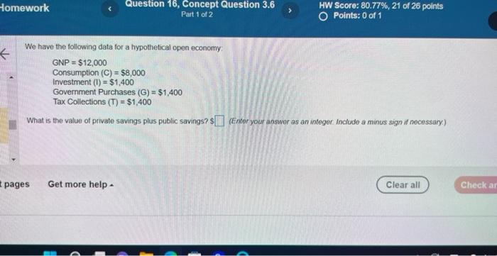 We have the following data for a hypothetical open | Chegg.com