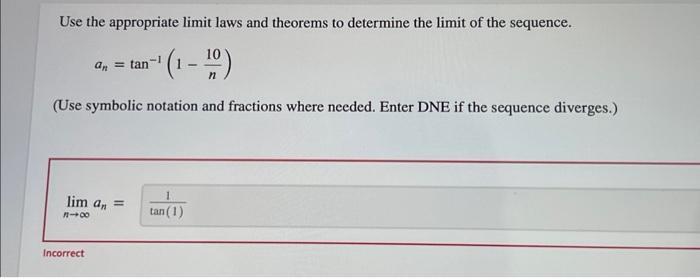Solved Use the appropriate limit laws and theorems to | Chegg.com