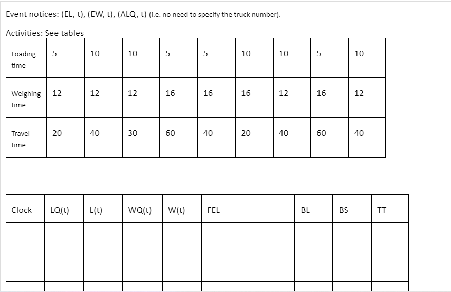 Handout 8: three servers simulation example; dump | Chegg.com