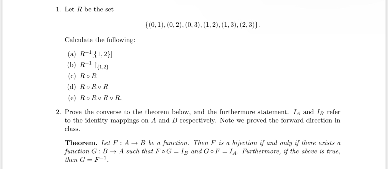 Solved Let R ﻿be the | Chegg.com