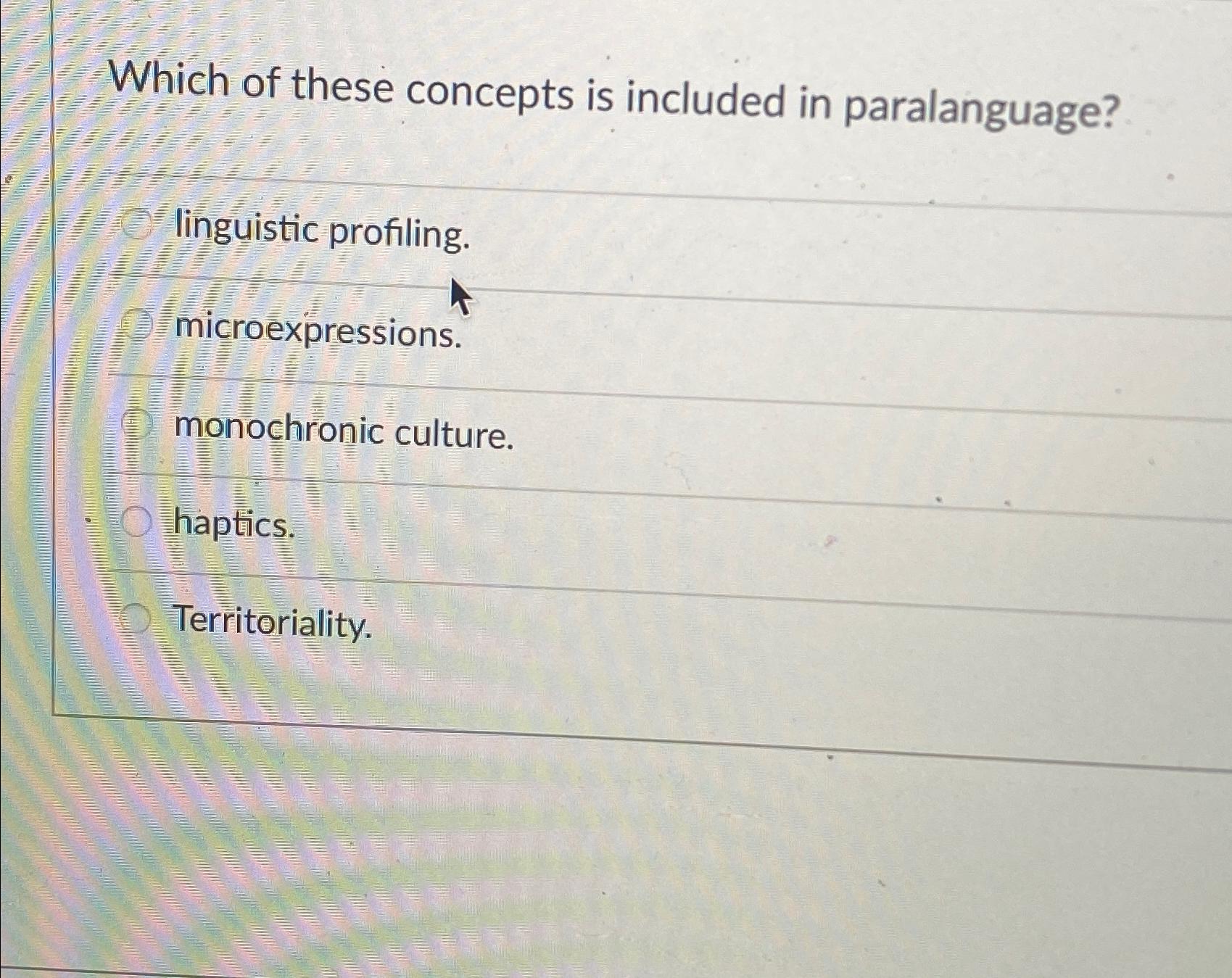 Solved Which of these concepts is included in | Chegg.com