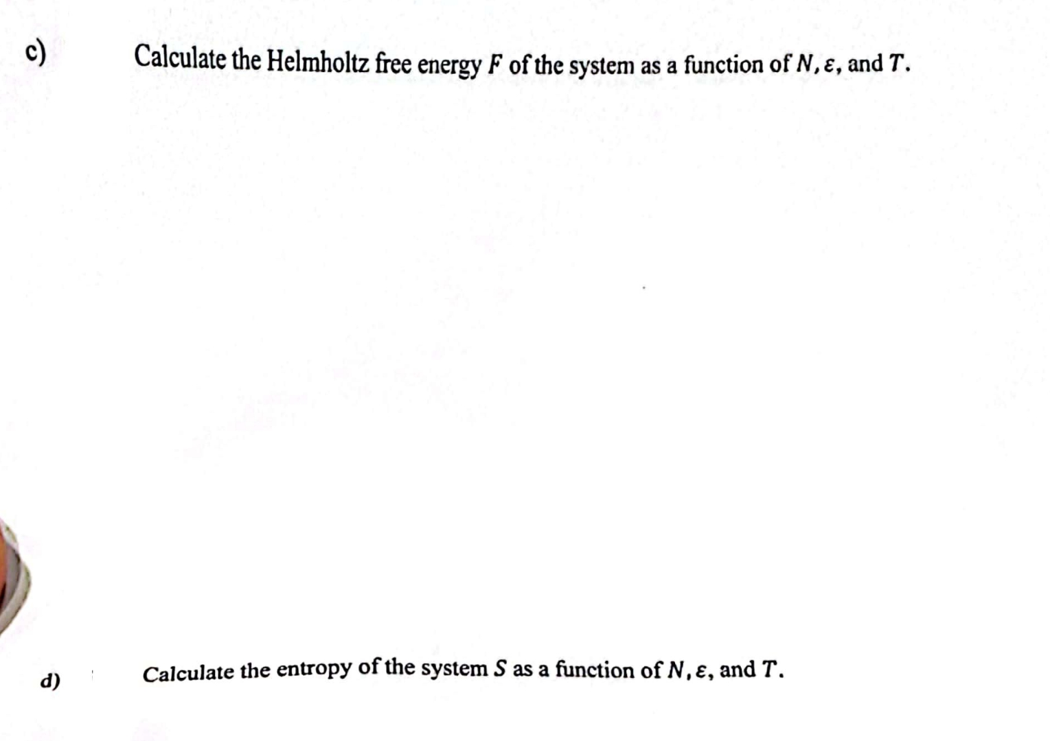 Solved Consider a quantum system which consists of N | Chegg.com