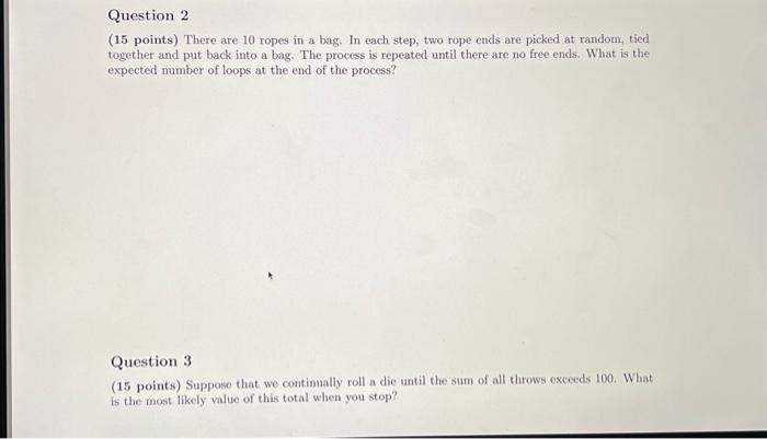 Solved a. (5 points) What is the sample space for the | Chegg.com