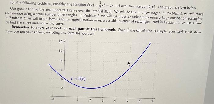 For the following problems, consider the function | Chegg.com
