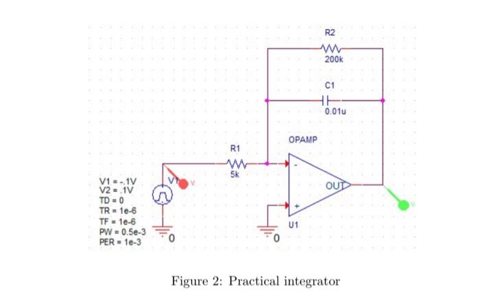 Simulate the circuit shown in Figure 2 using SPICE | Chegg.com