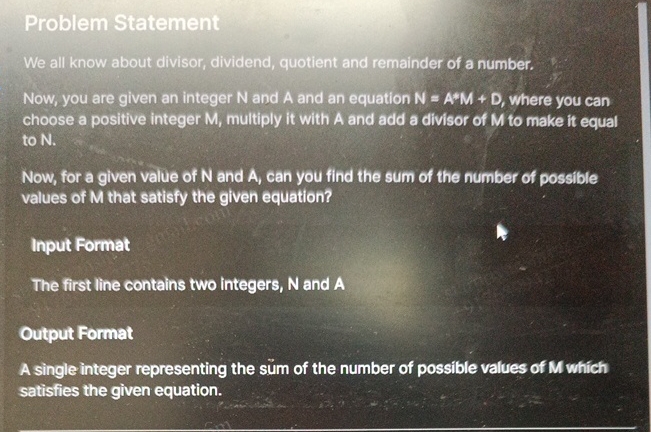 Solved Solve In Python 3we All Know About Divisor Dividend