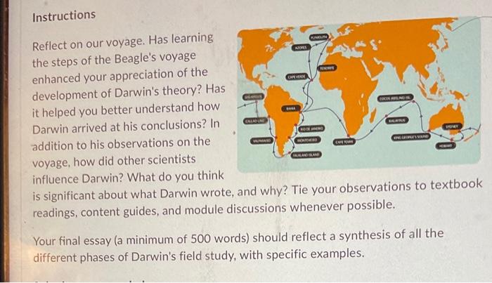 Solved Instructions Reflect on our voyage. Has learning the | Chegg.com