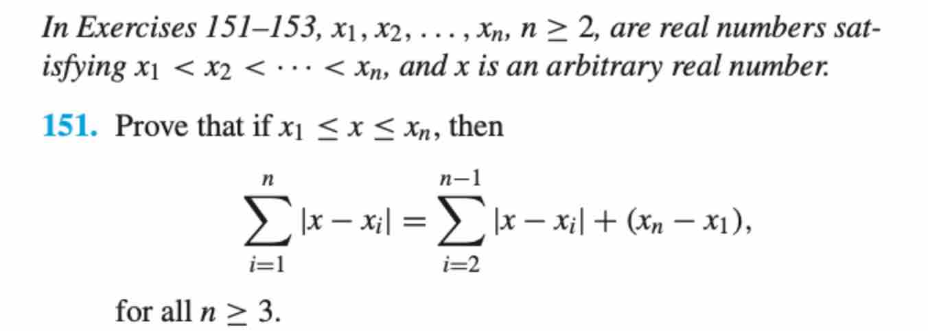 Solved x1, ﻿x2, . . . , ﻿xn, ﻿n >= 2, ﻿are real numbers | Chegg.com