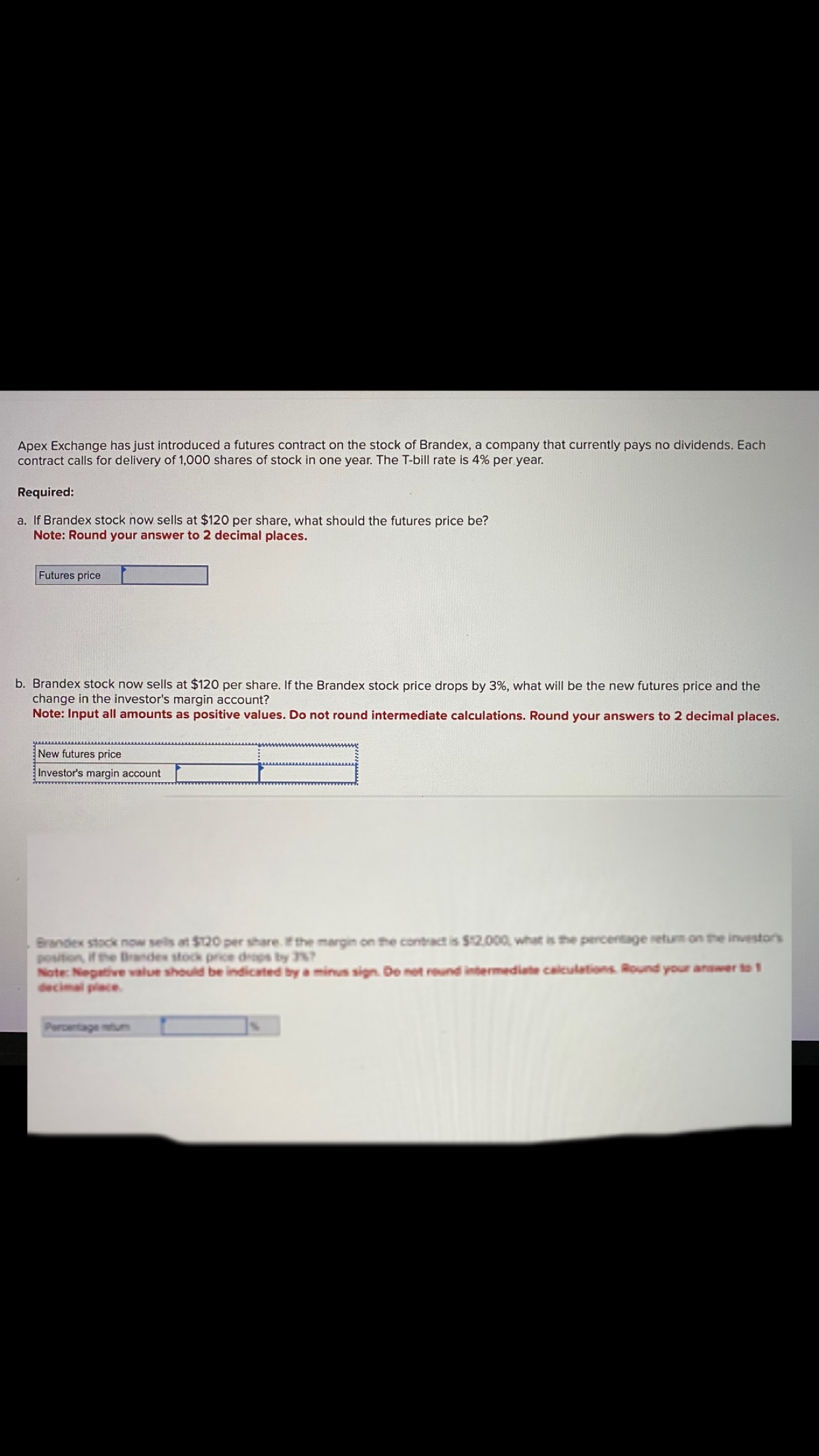 Solved Apex Exchange has just introduced a futures contract | Chegg.com